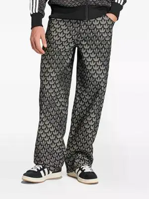 Adidas Monogram-print Jeans