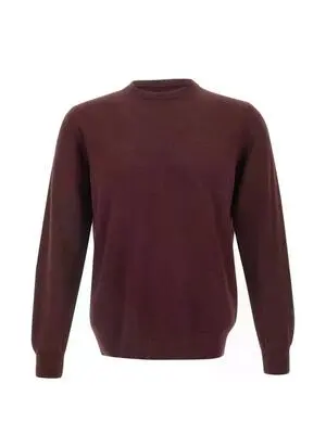 FILIPPO DE LAURENTIIS Ribbed Crew-neck Sweater - Brown
