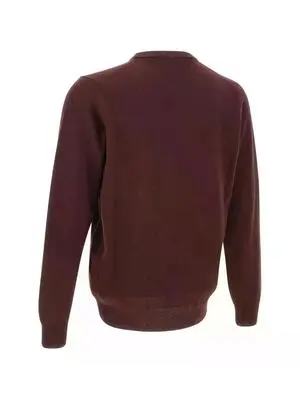 FILIPPO DE LAURENTIIS Ribbed Crew-neck Sweater - Brown