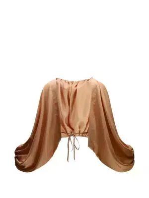 DI STAVNITSER Paloma Bishop-sleeve Blouse