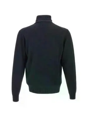 FILIPPO DE LAURENTIIS Knitted Roll-neck Sweater - Blue