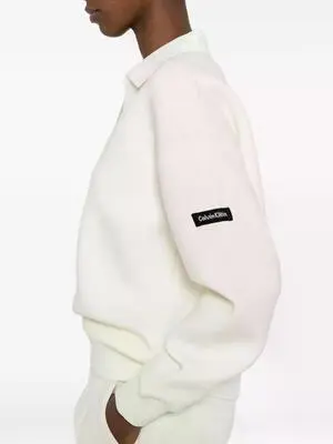 Calvin Klein Long-sleeve Collar Top