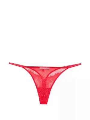 Patrizia Pepe Lace Thong - Red