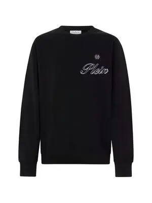 Philipp Plein Crew-neck Signature Sweatshirt - Black