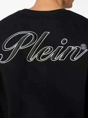 Philipp Plein Crew-neck Signature Sweatshirt - Black