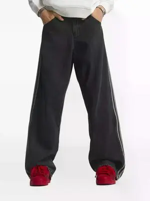 Adidas Firebird Striped Jeans - Black