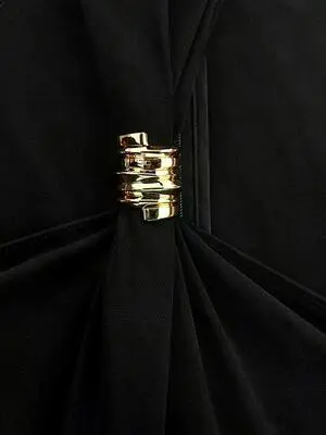 Elisabetta Franchi Bodysuit With Jewel Detail - Black