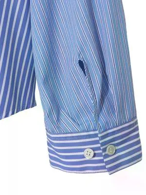 UNDERCOVERISM Striped Hooded Blouse