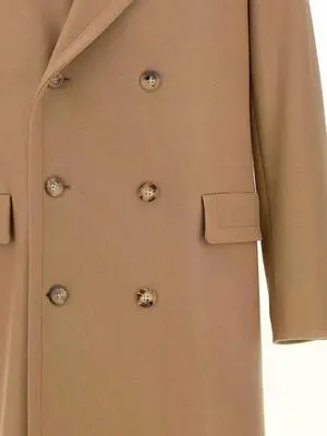 Boglioli Double-breasted Peak-lapel Coat