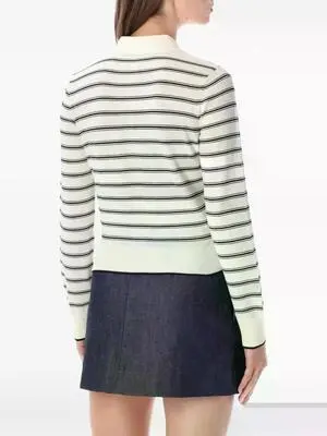 A.p.c. Striped Cardigan - White