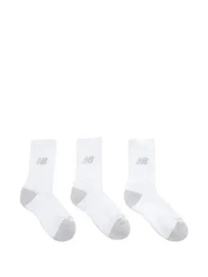 NEW BALANCE Logo Socks - White