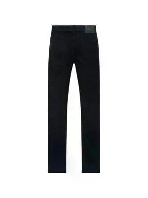 RtA Bryant Flocked Skinny Jeans - Black