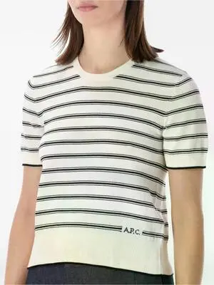 A.p.c. Striped Short-sleeve T-shirt