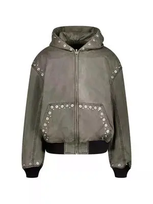 We11Done Studded Hooded Jacket