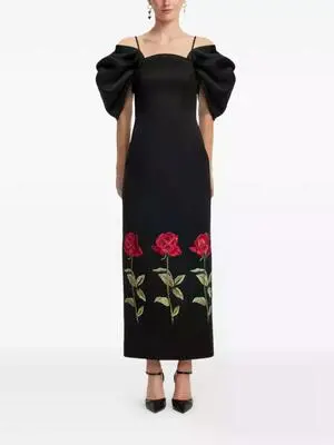 LEO LIN Arabella Floral Midi Dress