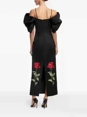 LEO LIN Arabella Floral Midi Dress