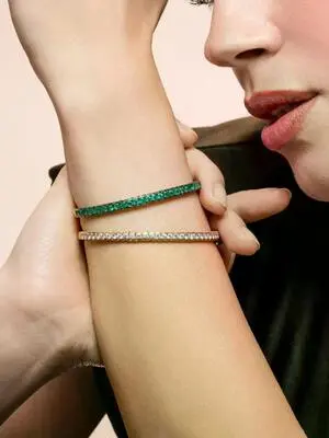 Shay Emerald Bangle