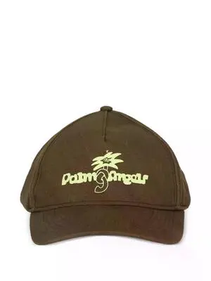 Palm Angels Logo Cap - Brown