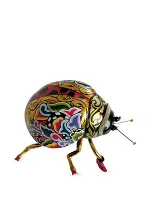 TOMS DRAG Large Ladybug Ornament - Gold