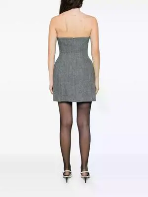 SELF-PORTRAIT Sleeveless A-line Mini Dress