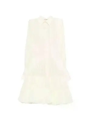 Ermanno Scervino Pleated Mini Dress