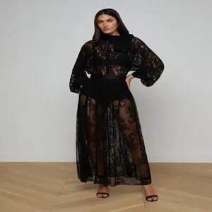 L'Agence Alona Lace Maxi Skirt
