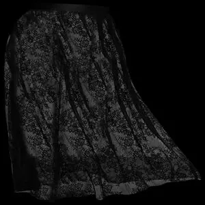 L'Agence Alona Lace Maxi Skirt