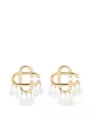 Casablanca Pearl-drop Earrings - Gold