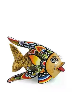 TOMS DRAG Small Oscar Fish Ornament - Gold
