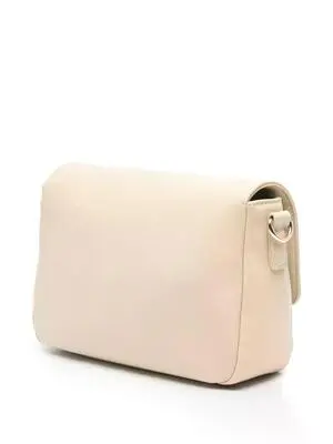 Moschino Embossed Logo Flap Crossbody Bag
