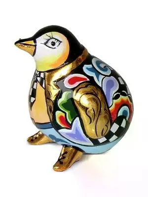 TOMS DRAG Small Finn Penguin Ornament - Black