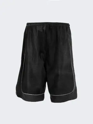 NAHMIAS Leather Basketball Shorts