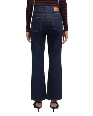 GANNI Essentials Mid Rise Bootcut Jeans