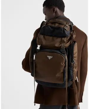 Prada Re-nylon Backpack - Black