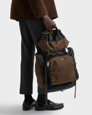 Prada Re-nylon Backpack - Black