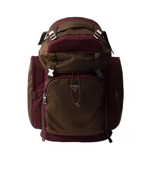 Prada Re-nylon Backpack - Burgundy