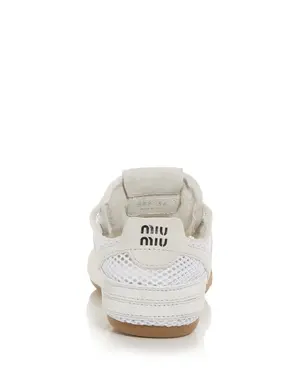 Miu Miu Allacciate Mesh Sneakers