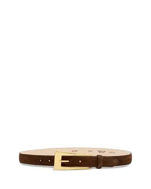 AUREUM No. 10 Leather Belt Chocolate