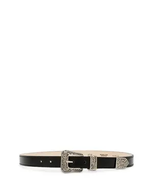 AUREUM No. 15 Belt - Black/silver