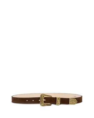 AUREUM No. 15 Belt - Chocolate/gold