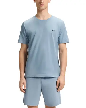 Hugo Boss Mix & Match Logo Tee - Open Blue