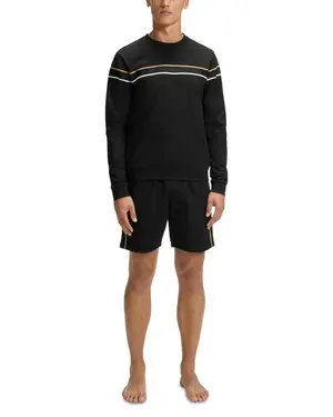Hugo Boss Striped Cotton Sweatshirt