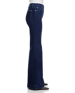 7 For All Mankind Modern Dojo High Rise Wide Leg Flare Jeans