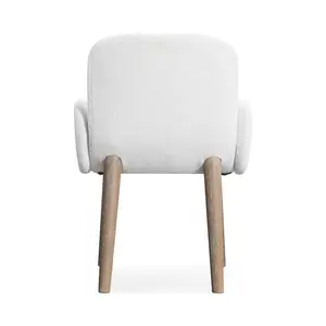 BERNHARDT Loggia White Arm Chair