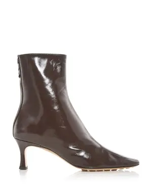 Bottega Veneta Sofia Pointed Booties - Ebano Dk