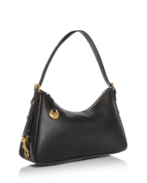 Rebecca Minkoff Mia Large Leather Shoulder Bag - Black