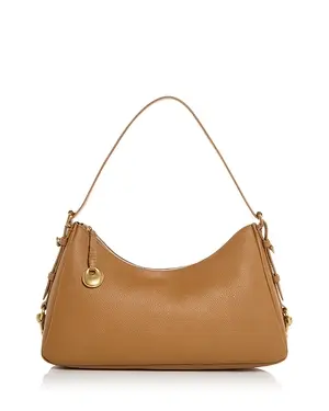 Rebecca Minkoff Mia Large Leather Shoulder Bag - Mocha