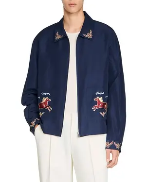 Sandro Embroidered Jackets For Women