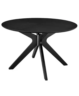 MODWAY Crossroads Wood Dining Table - Black