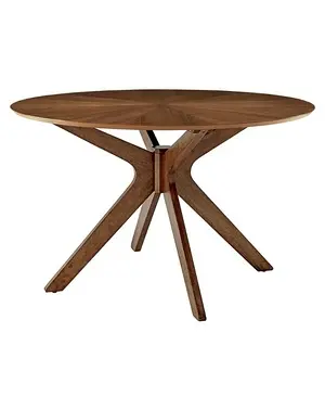 MODWAY Crossroads Wood Dining Table - Walnut